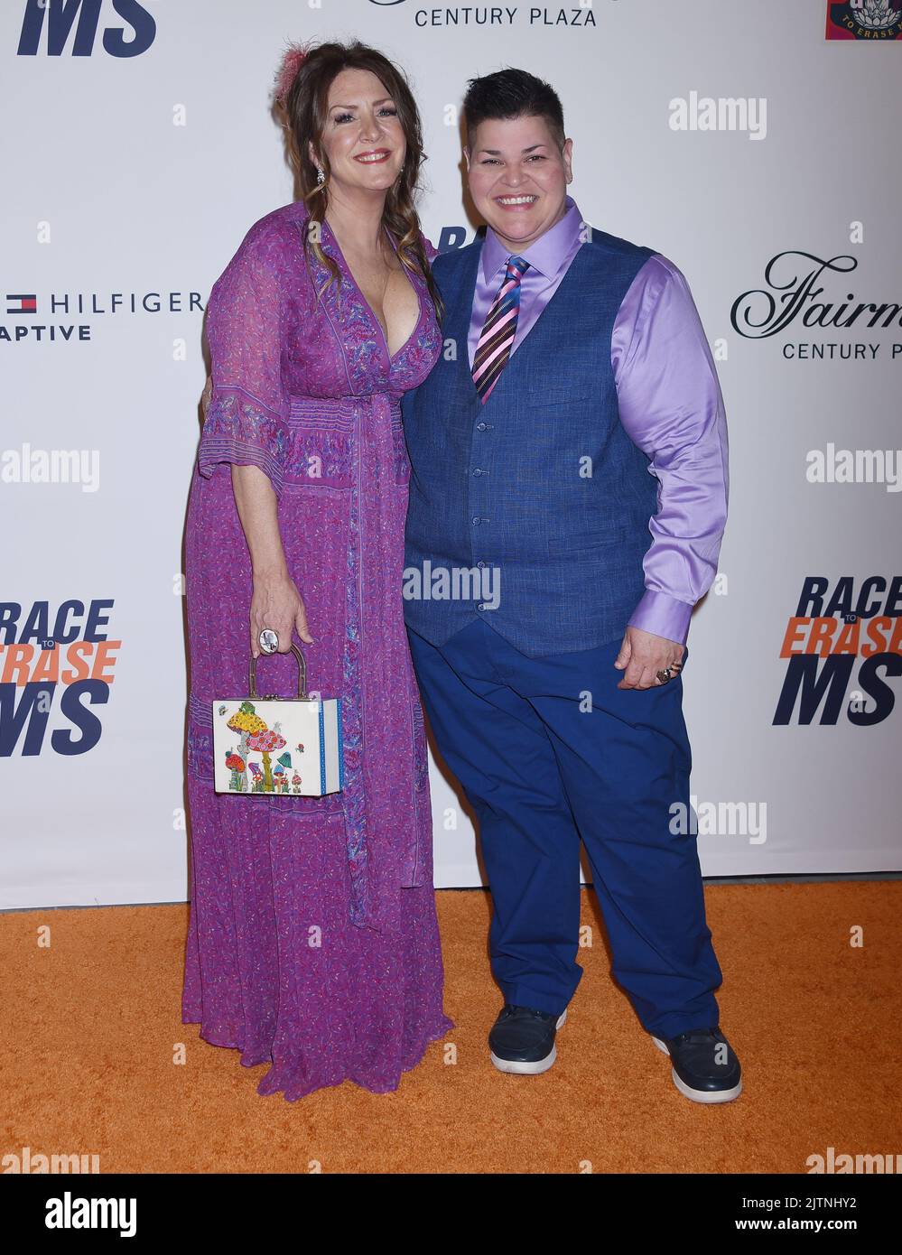 Joely Fisher and Jen Kober arriving at the 29th Annual Race To Erase MS ...