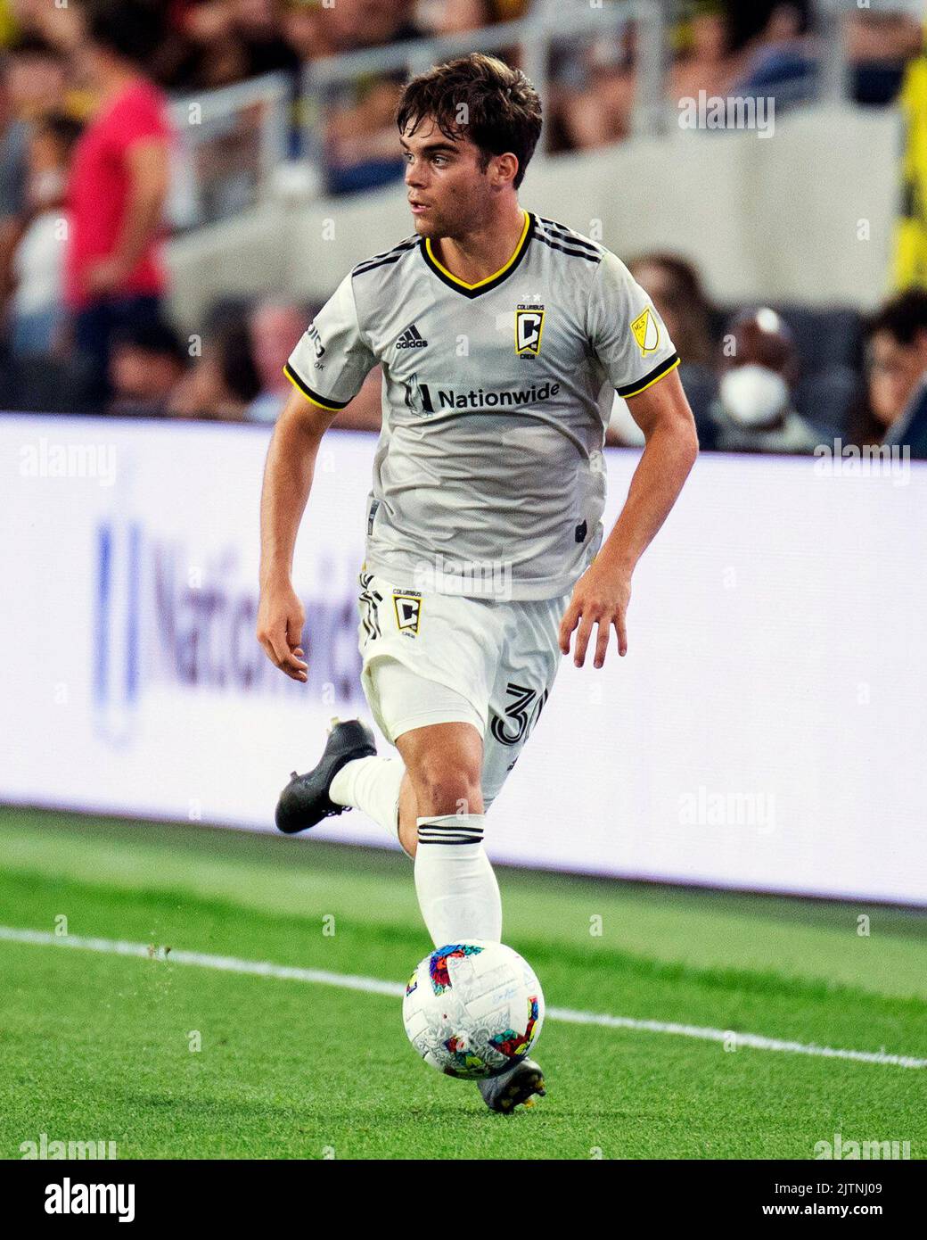 Columbus, Ohio. August 31, 2022: Columbus Crew defender William Sands ...