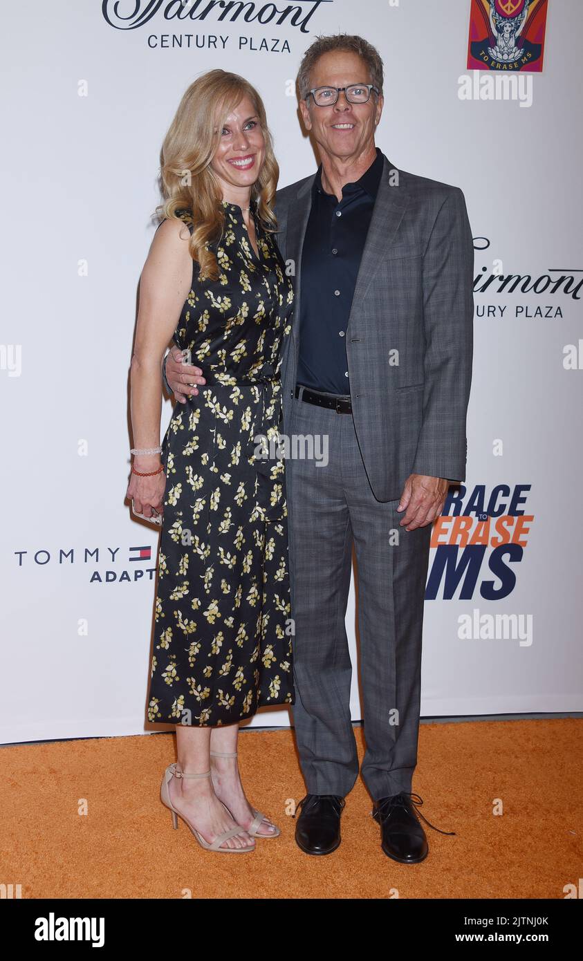 Greg Germann and Martha Champlin arriving at the 29th Annual Race To ...