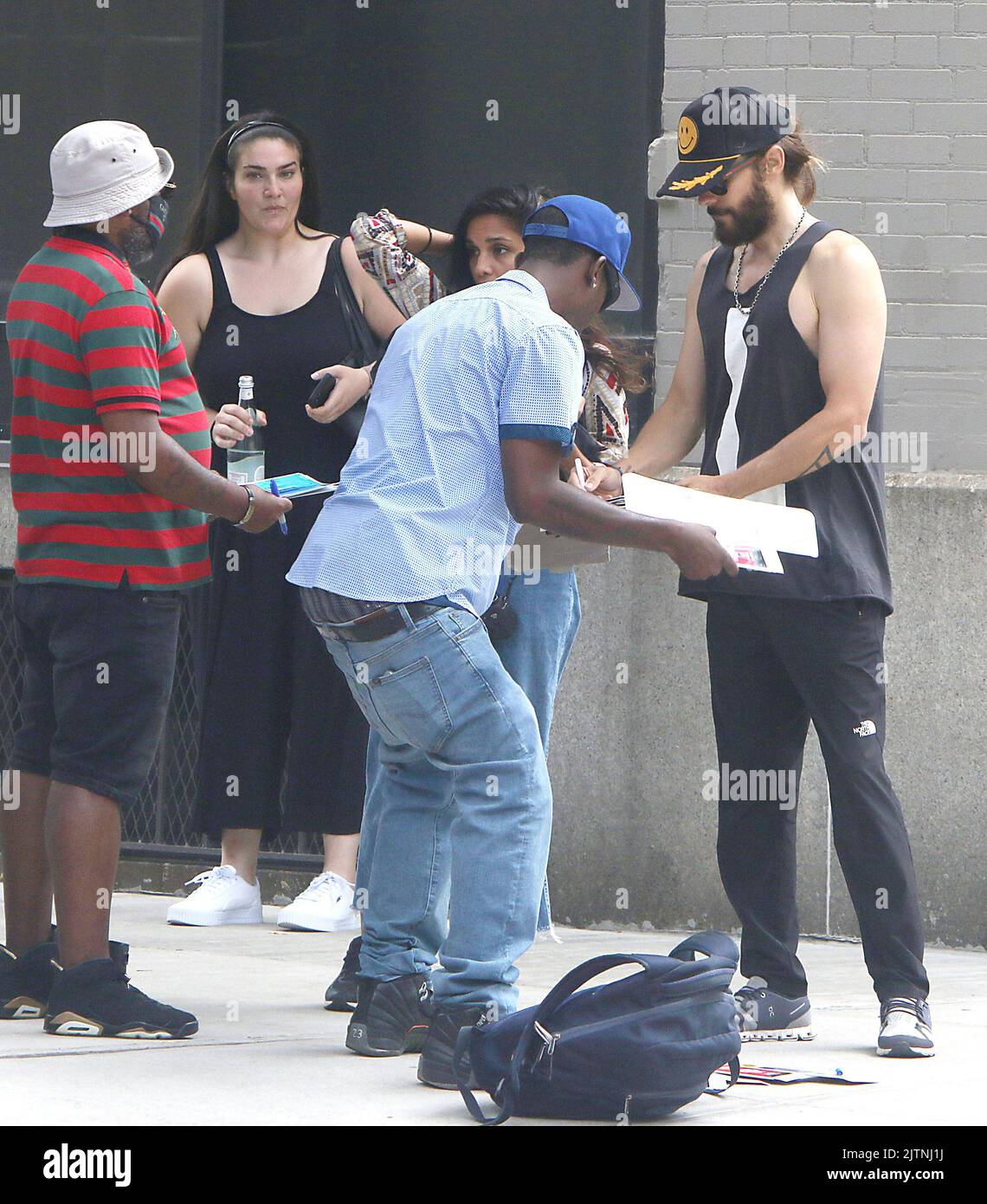 Jared Leto Spotted Out In Soho Signing Autographs -PICTURED: Jared Leto ...