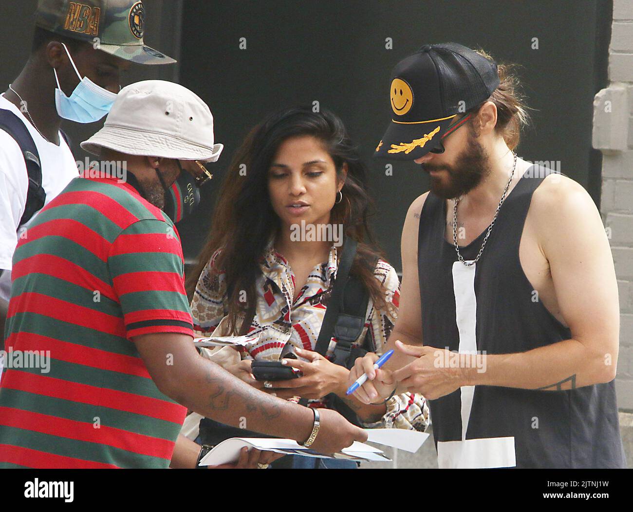 Jared Leto Spotted Out In Soho Signing Autographs -PICTURED: Jared Leto ...