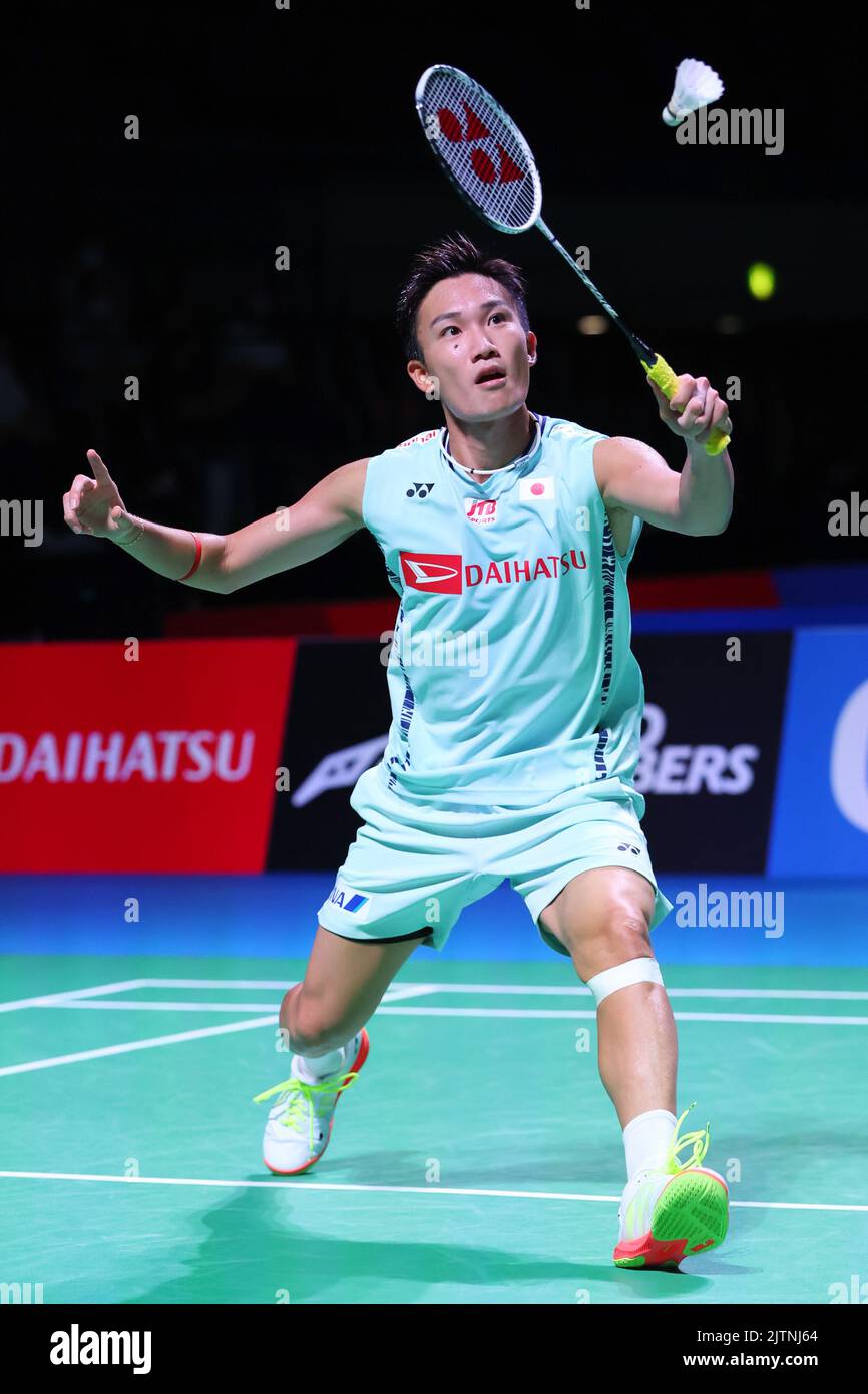 Maruzen Intec Arena Osaka, Osaka, Japan. 31st Aug, 2022. Kento Momota ...