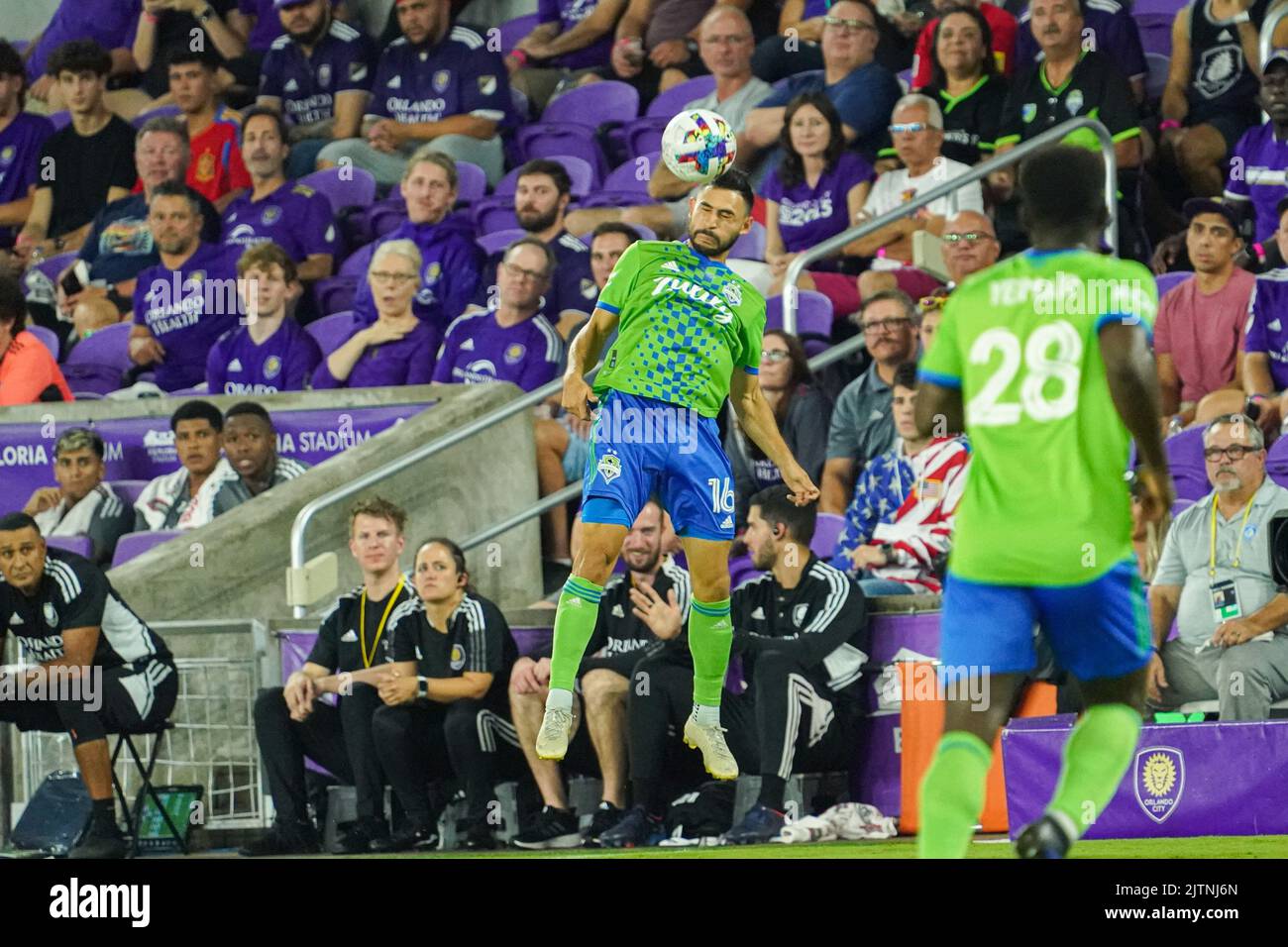Orlando, Florida, USA, August 31, 2022,Seattle Sounders player Alex ...