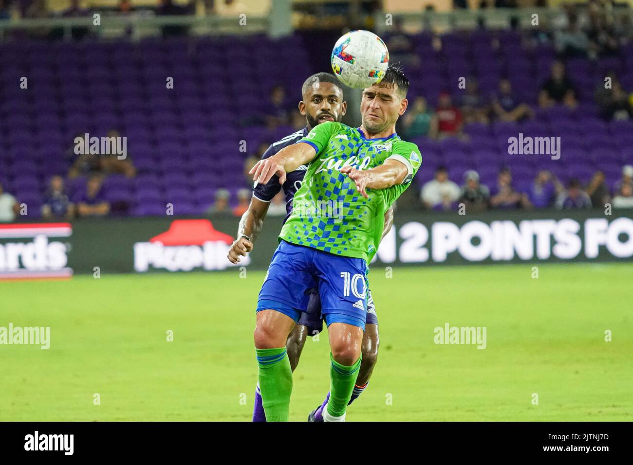 Orlando, Florida, USA, August 31, 2022,Seattle Sounders Captain Nicolas ...