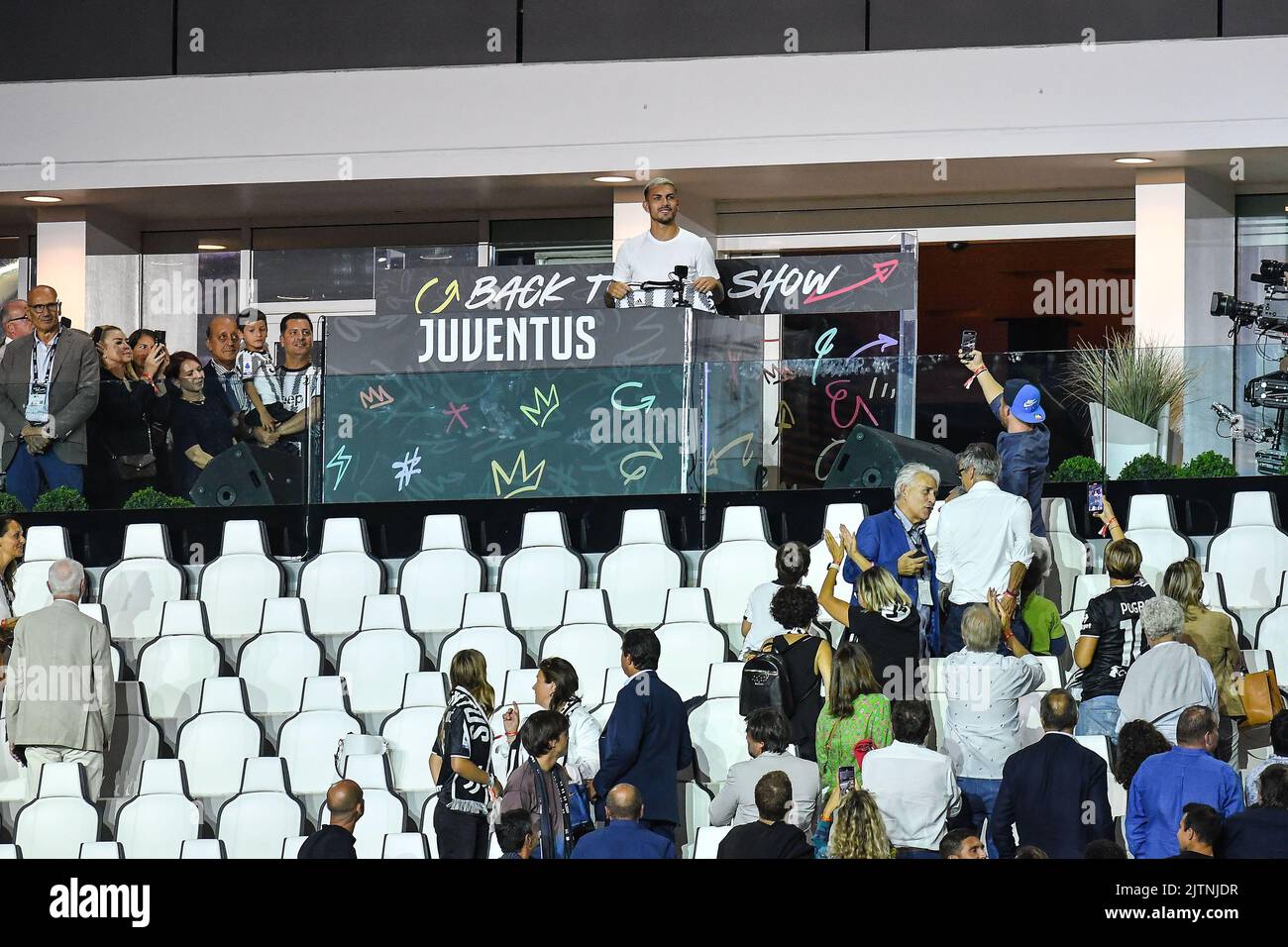 Turin, Italy, August 31, 2022, Leandro Paredes of Juventus FC during ... Turin, Italy, August 31, 2022, Leandro Paredes of Juventus FC during ...