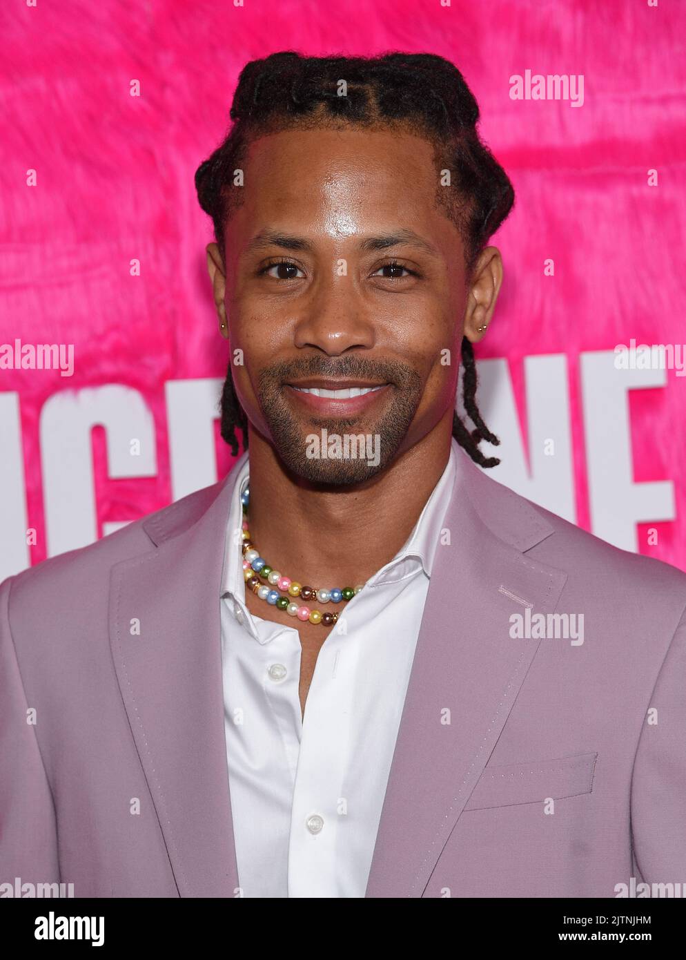 Antjuan Tobias arriving to Peacock Original ‘Angelyne’ Hollywood ...