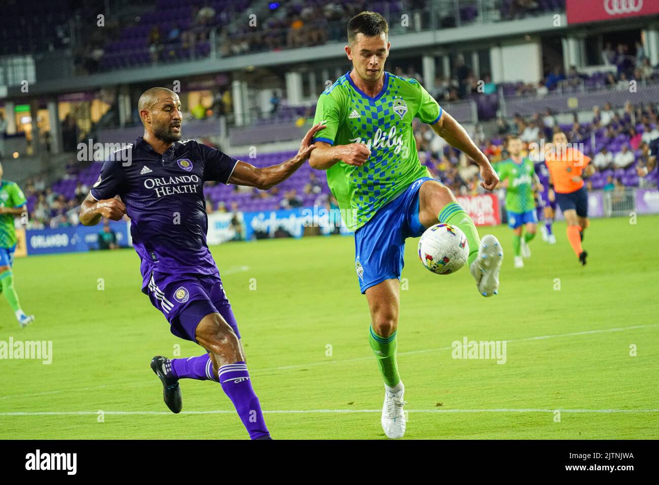 Orlando, Florida, USA, August 31, 2022,Seattle Sounders player Jackson ...