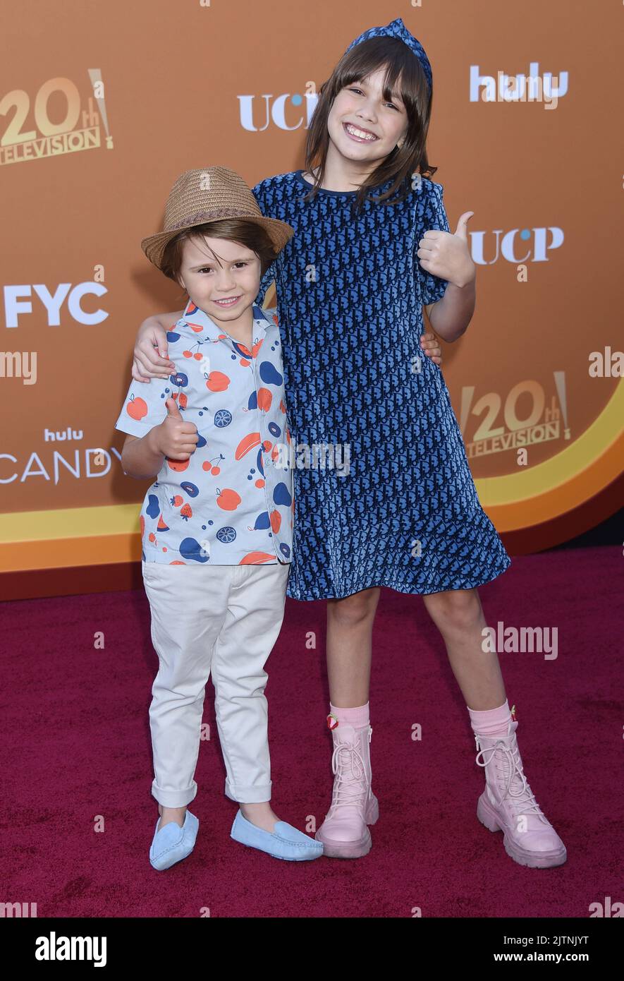 Dash McCloud and Antonella Rose arriving at Hulu's 'Candy' FYC event ...