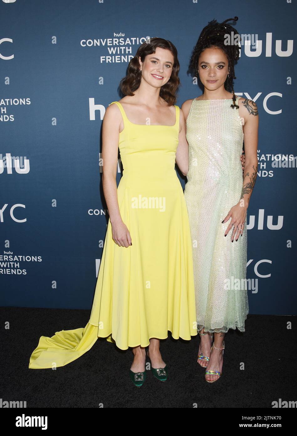 Alison Oliver and Sasha Lane arriving at Hulu's ÔConversations With ...
