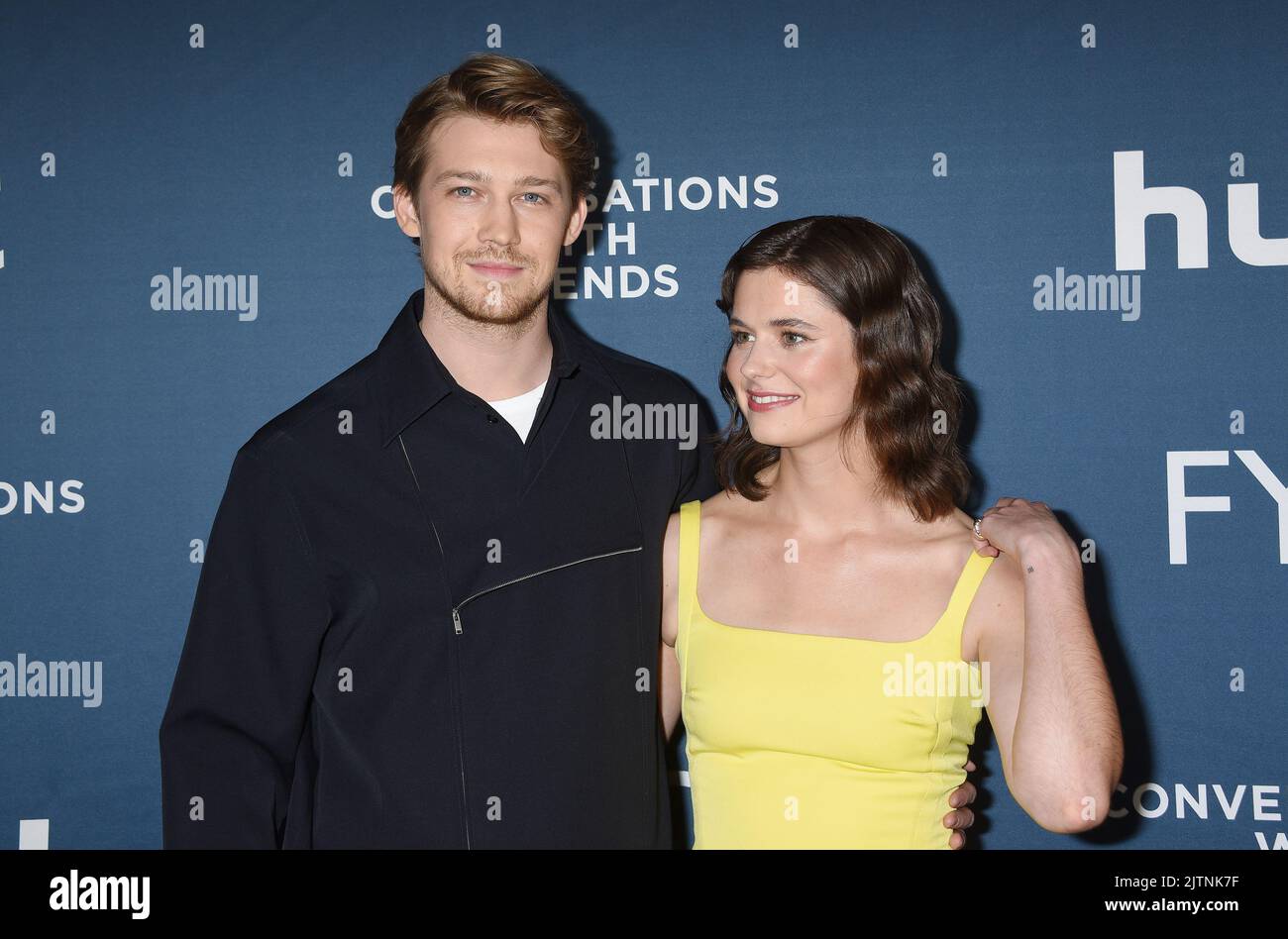 Joe Alwyn and Alison Oliver arriving at Hulu's ÔConversations With ...
