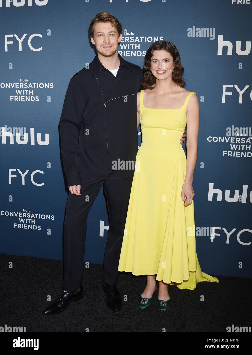 Joe Alwyn and Alison Oliver arriving at Hulu's ÔConversations With ...