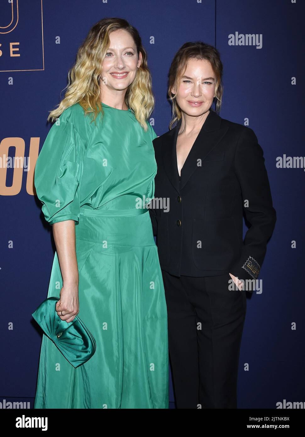 Judy Greer and Renee Zellweger arriving at NBCUniversalÕs ÔThe Thing ...