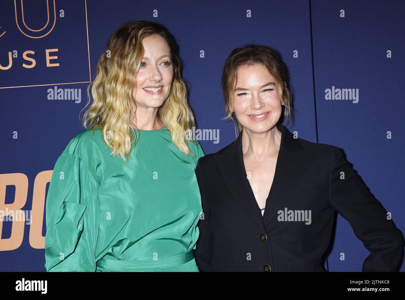 Judy Greer and Renee Zellweger arriving at NBCUniversalÕs ÔThe Thing ...