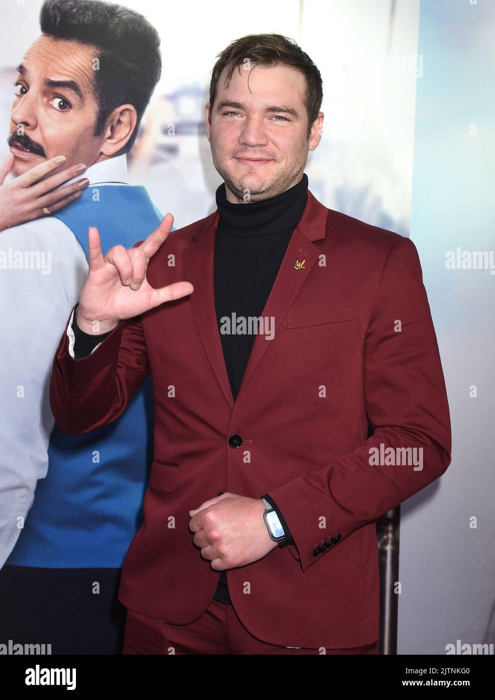 Daniel Durant arriving at Hulu's ‘The Valet’ Premiere Event held at the ...