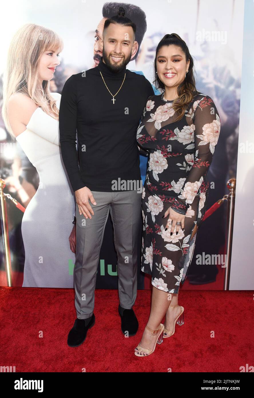 Garrett Plotkin and Chelsea Rendon arriving at Hulu's ÔThe ValetÕ ...