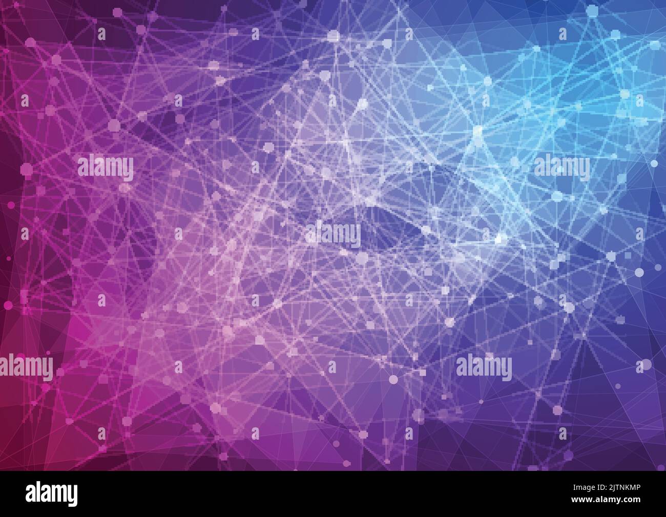 Blue and purple abstract low poly technology background. Vector ...