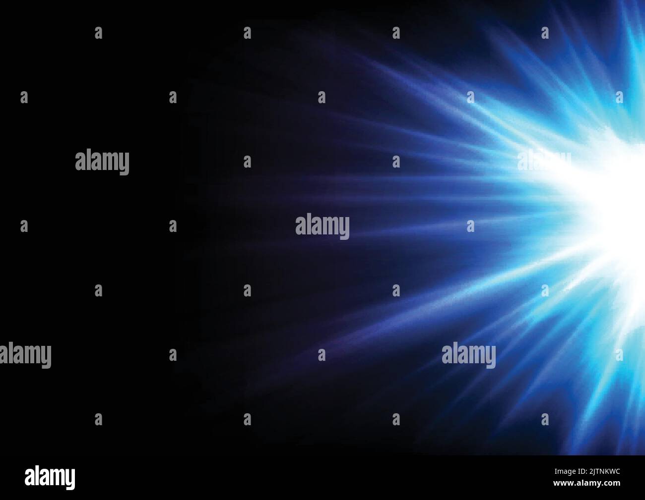 Blue glowing shiny rays abstract background. Vector design Stock Vector ...