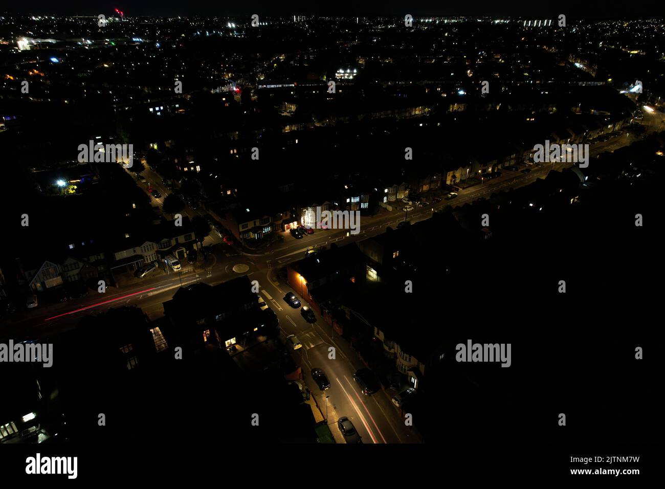 City life drones hi-res stock photography and images - Alamy