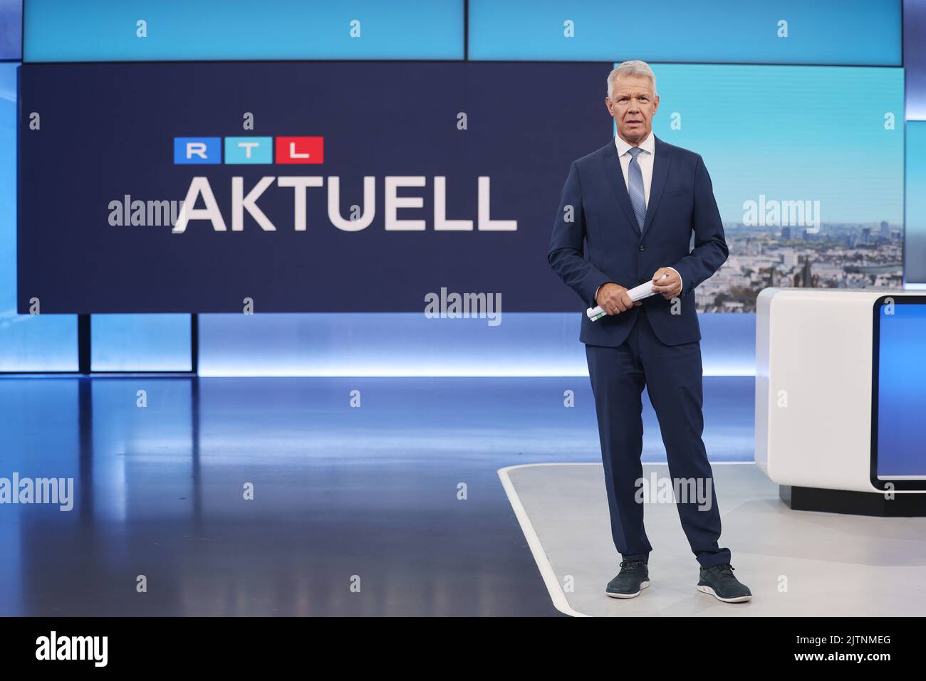 31 August 2022, North Rhine-Westphalia, Kšln: Peter Kloeppel, TV ...