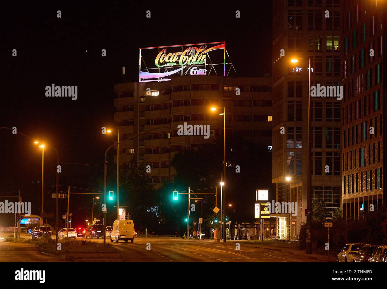 Neon illuminated berlin sign hi-res stock photography and images - Alamy
