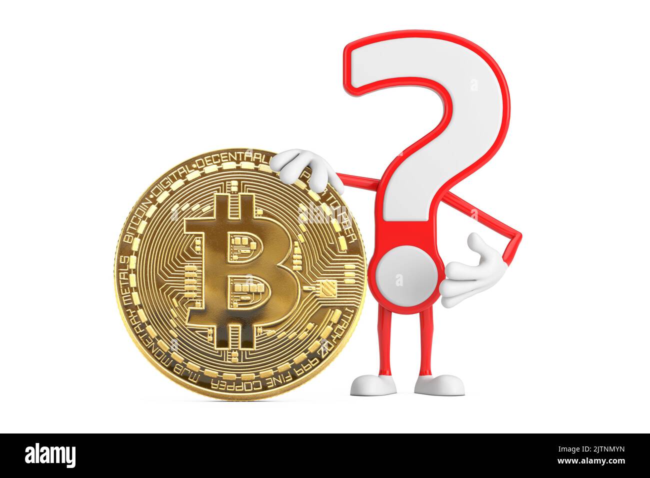 Question Mark Sign Cartoon Character Person Mascot with Digital and ...