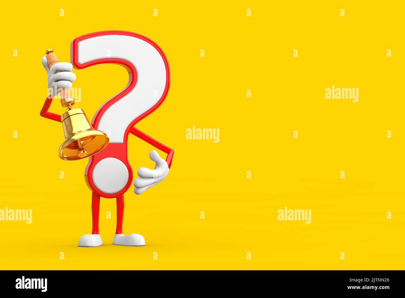 Question Mark Sign Cartoon Character Person Mascot with Vintage Golden ...