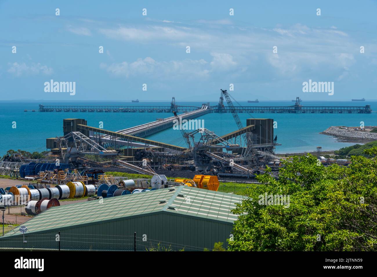 Two coal terminals at the port, Hay Point Coal Terminal (HPCT) and ...