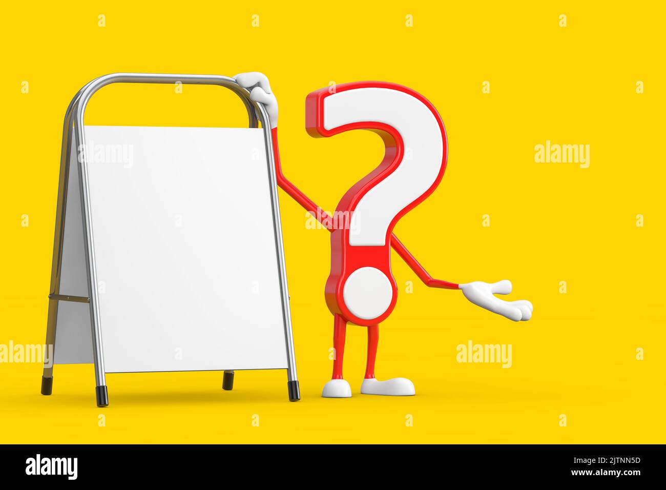 Cartoon signpost question mark hi-res stock photography and images - Alamy