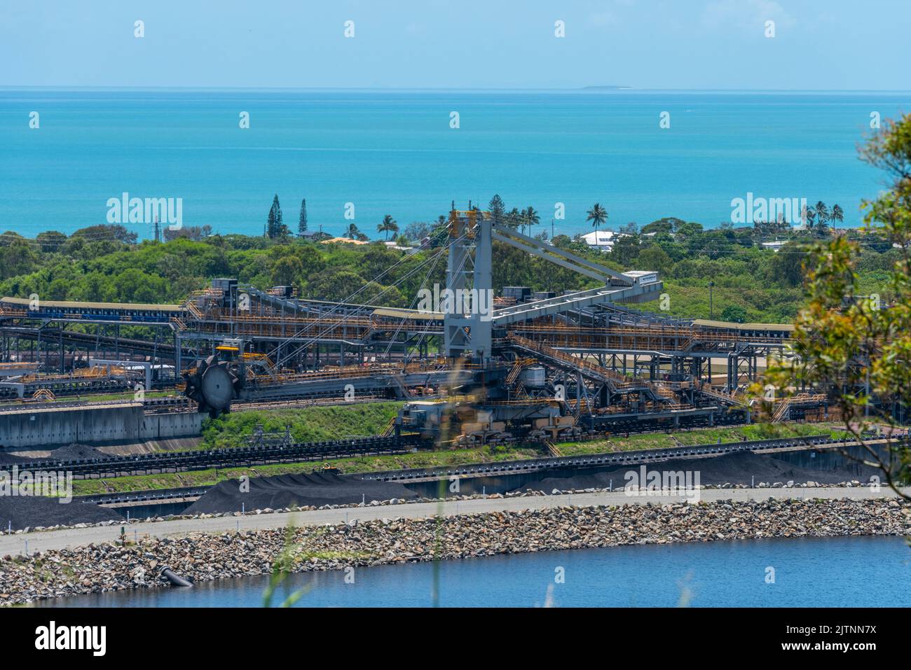 Two coal terminals at the port, Hay Point Coal Terminal (HPCT) and ...