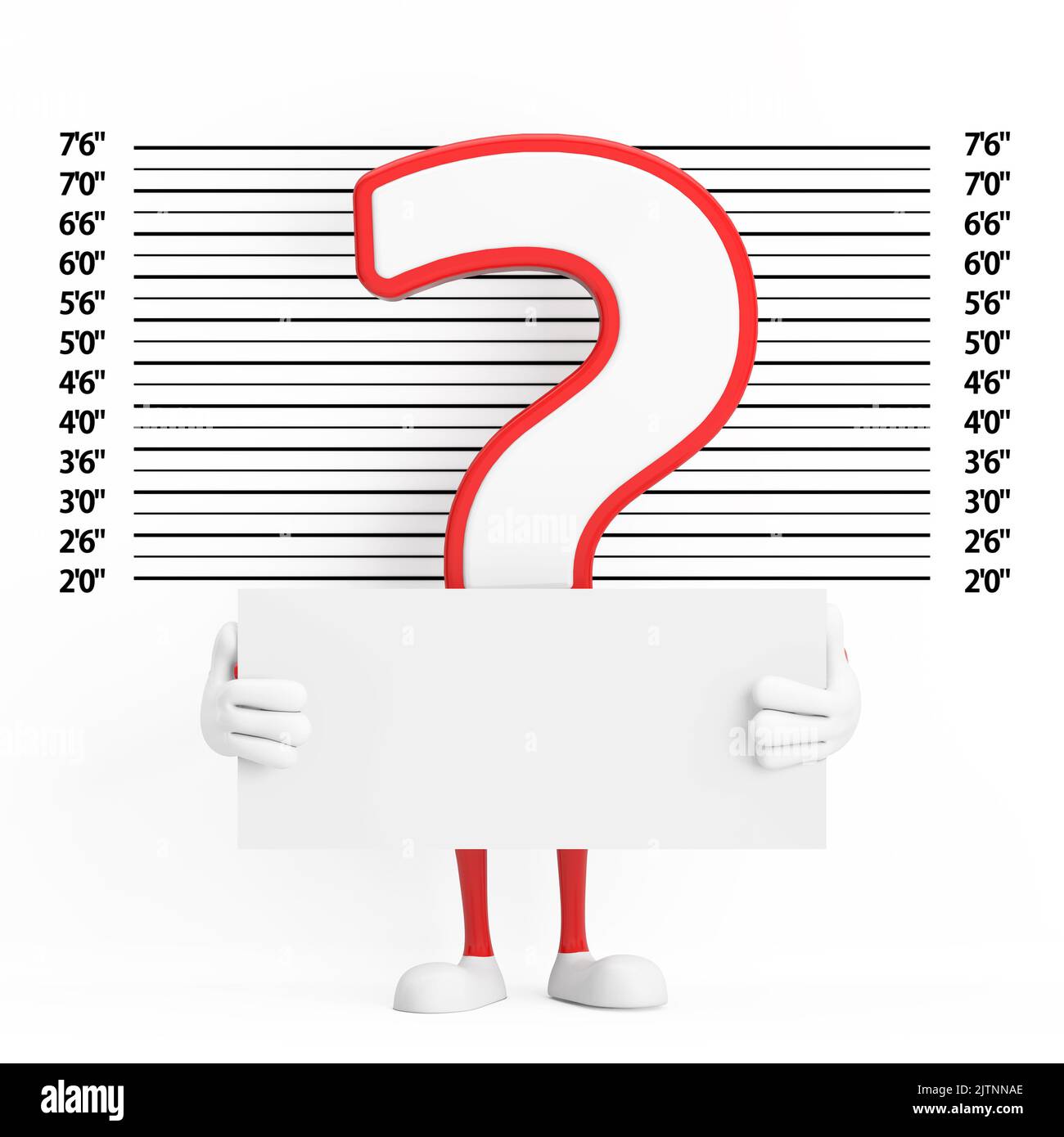 Question Mark Sign Cartoon Character Person Mascot with Identification ...