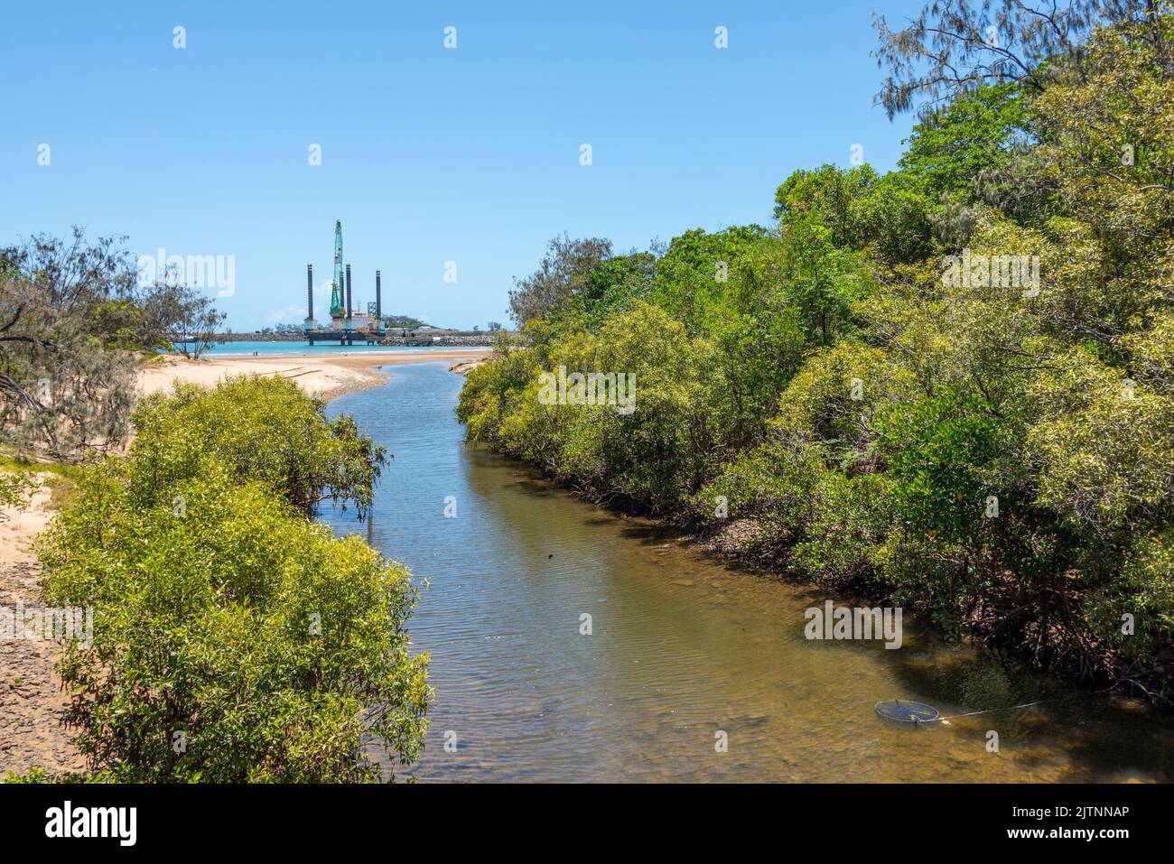 Two coal terminals at the port, Hay Point Coal Terminal (HPCT) and ...