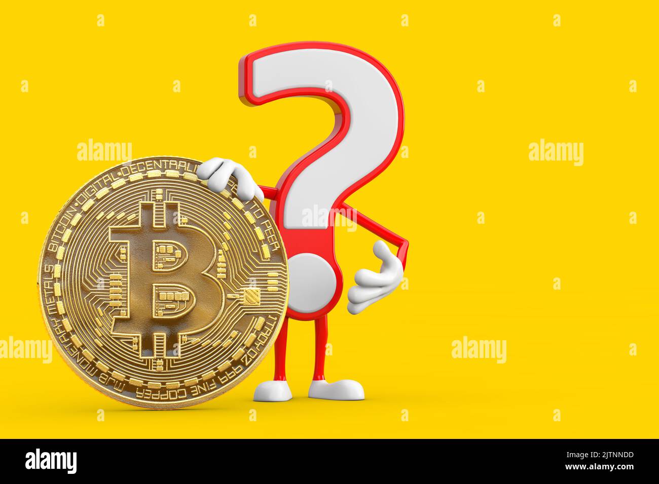 Question Mark Sign Cartoon Character Person Mascot with Digital and ...