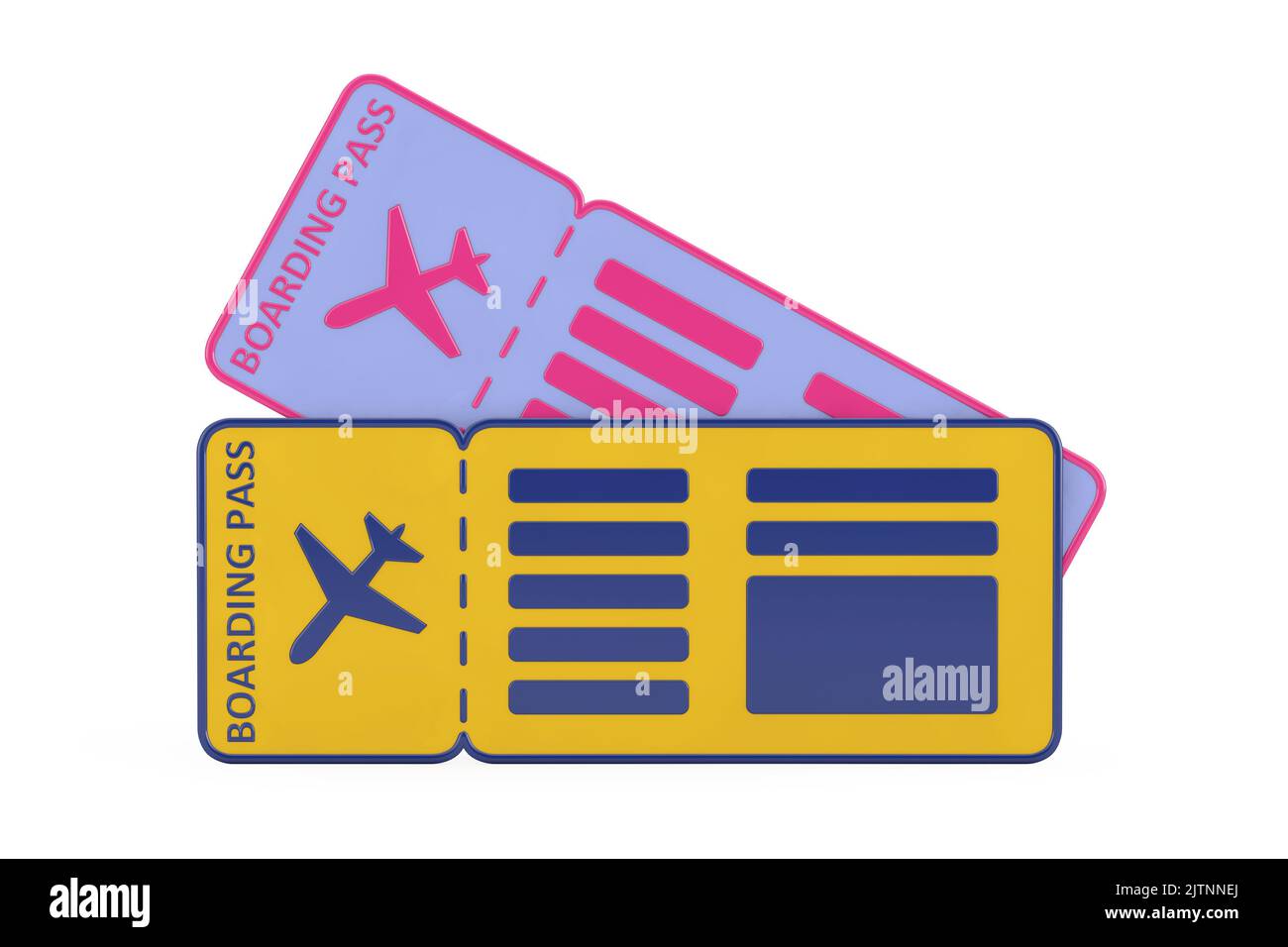 Travel, Journey or Business Fly Concept. Cartoon Stylized Airline ...