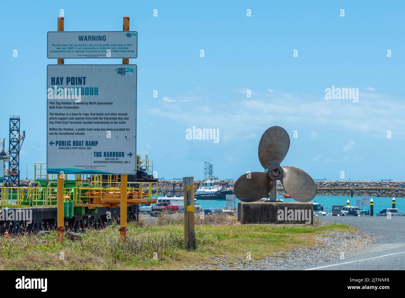Two coal terminals at the port, Hay Point Coal Terminal (HPCT) and ...