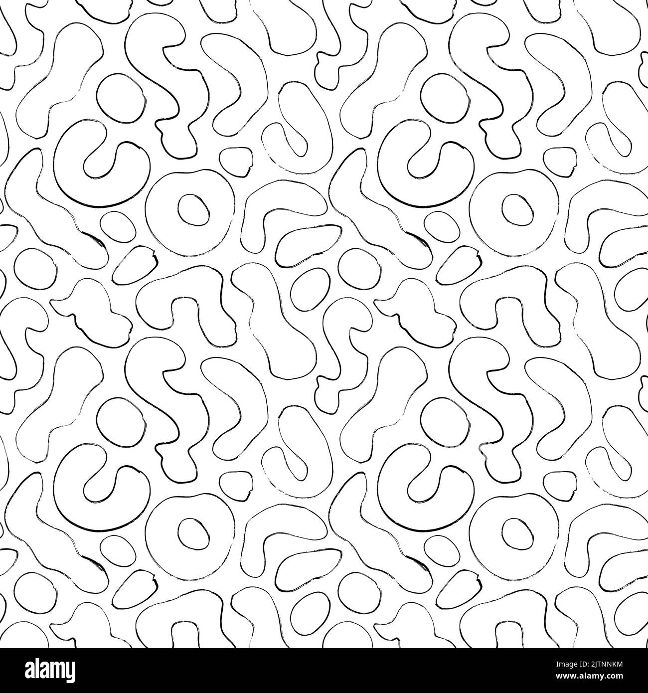 Black irregular shapes organic Stock Vector Images - Alamy