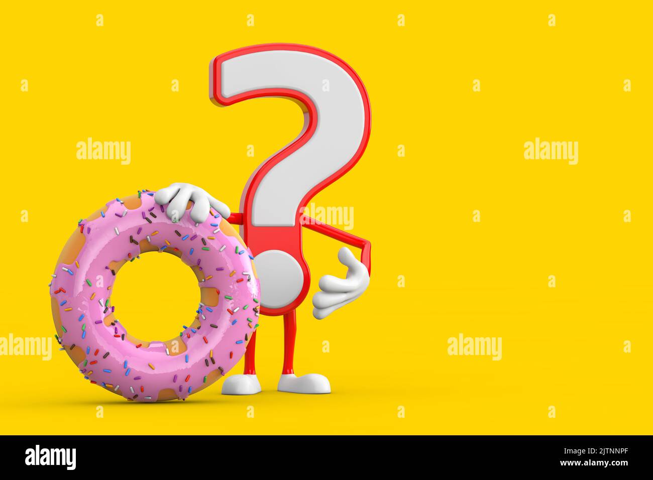Question Mark Sign Cartoon Character Person Mascot with Big Strawberry ...