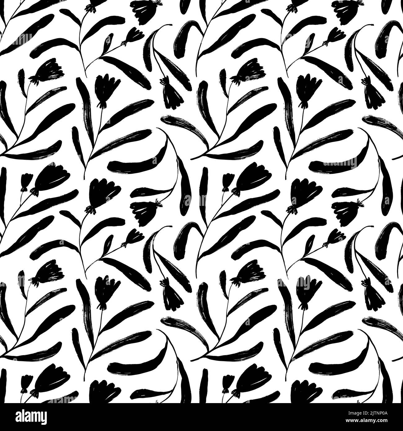 Seamless pattern cute girl Black and White Stock Photos & Images - Alamy