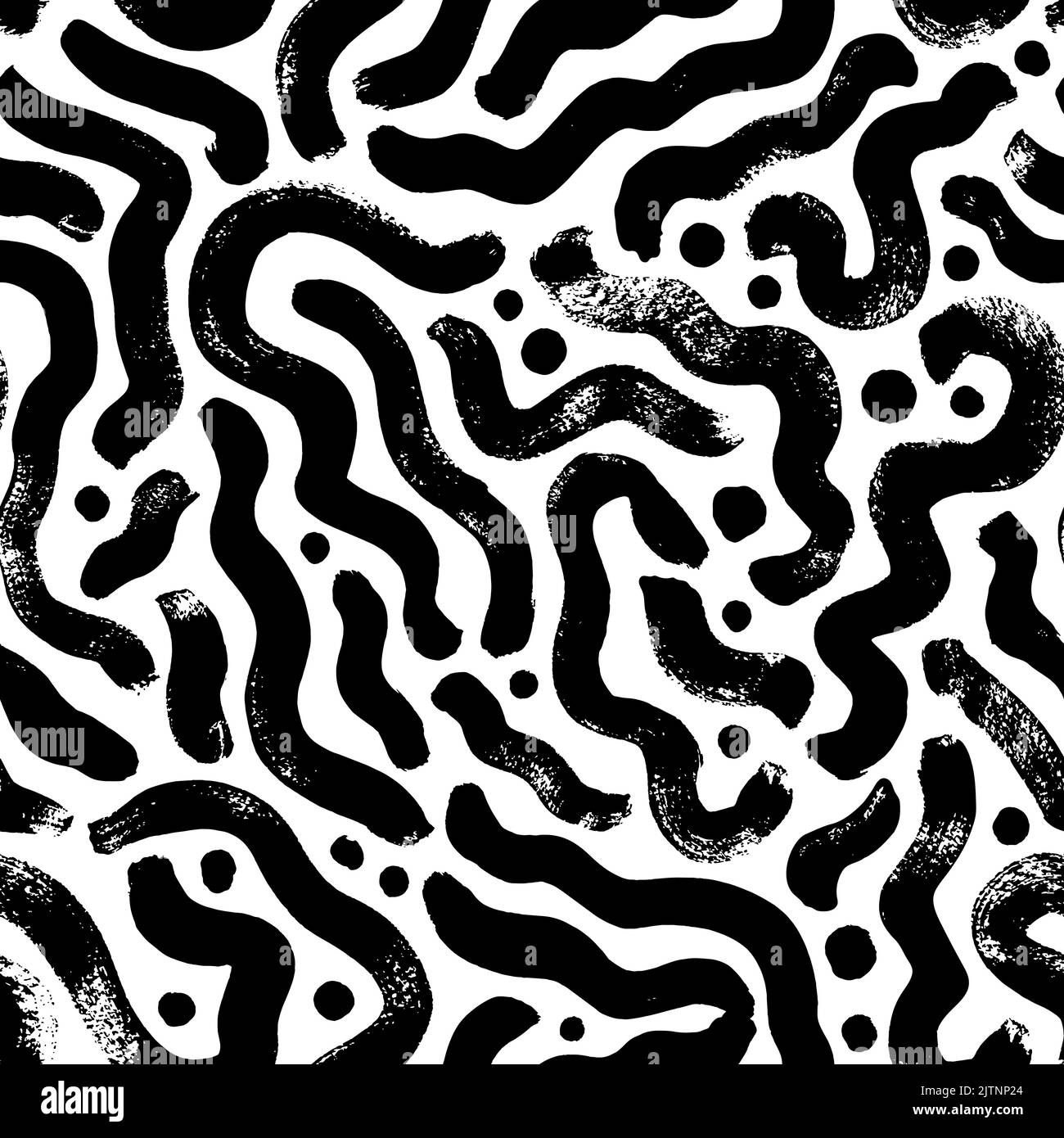 Seamless pattern curved lines Stock Vector Images - Alamy