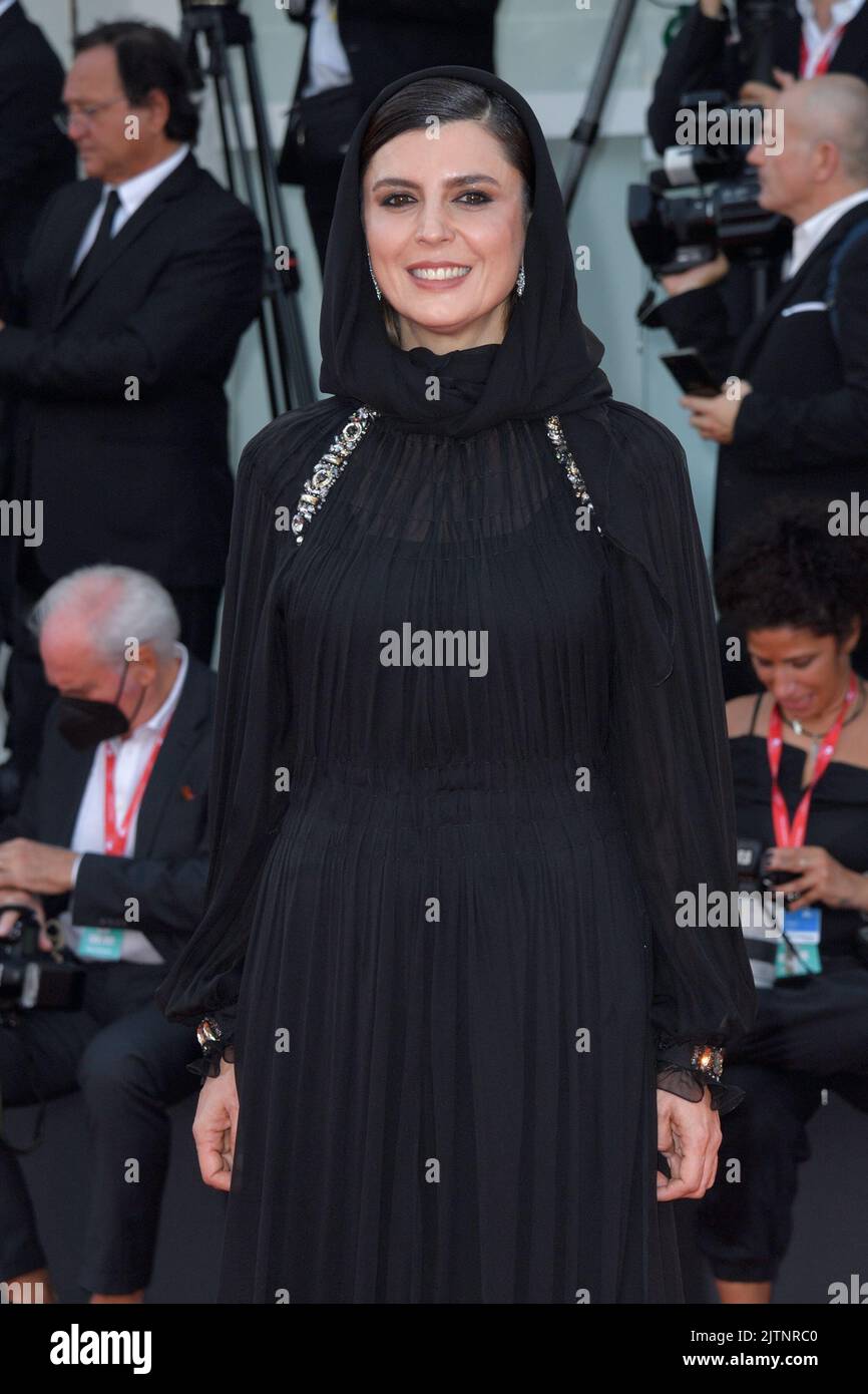 Venice, Italy. 01st Sep, 2022. Leila Hatami attends the "White Noise ...