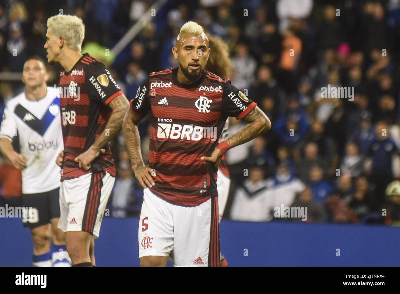 Buenos Aires, Argentina. 31st Aug, 2022. Match between Flamengo x Velez Sarsfield valid for the ...