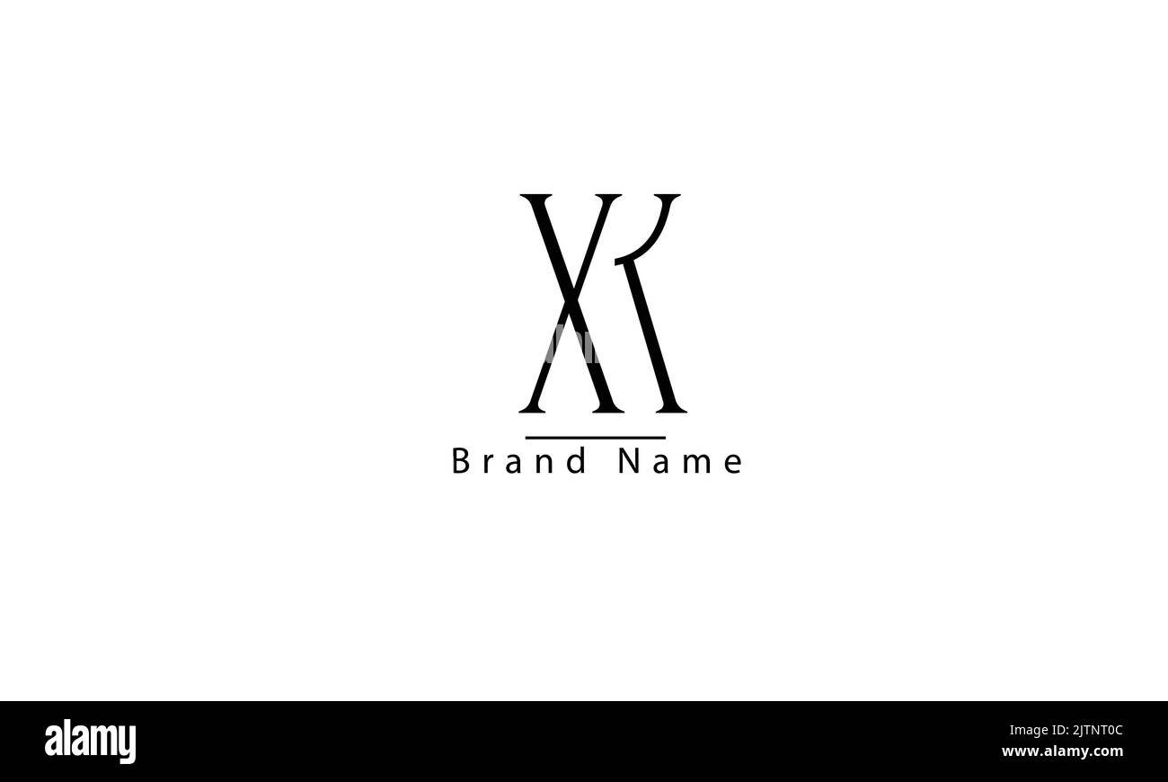 Xk Kx X K Abstract Vector Logo Monogram Template Stock Vector Image