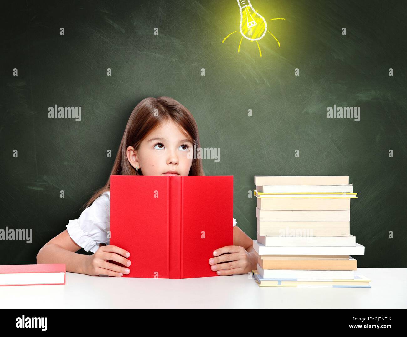 Back to school! Concept of education, reading and learning Stock Photo ...