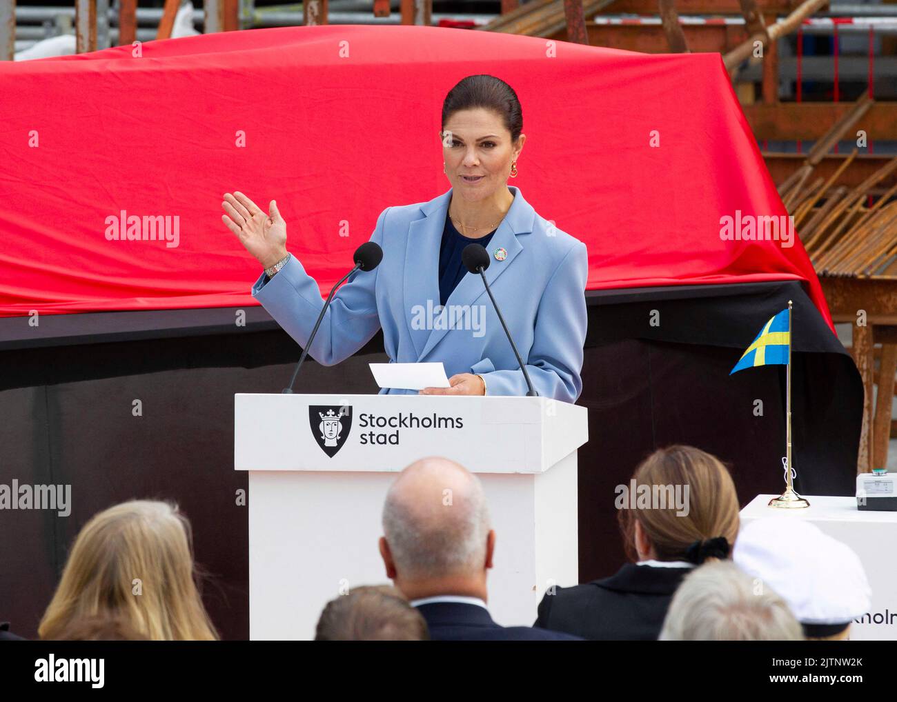 Stockholm, Sweden, August 31, 2022. Crown Princess Victoria of Sweden ...