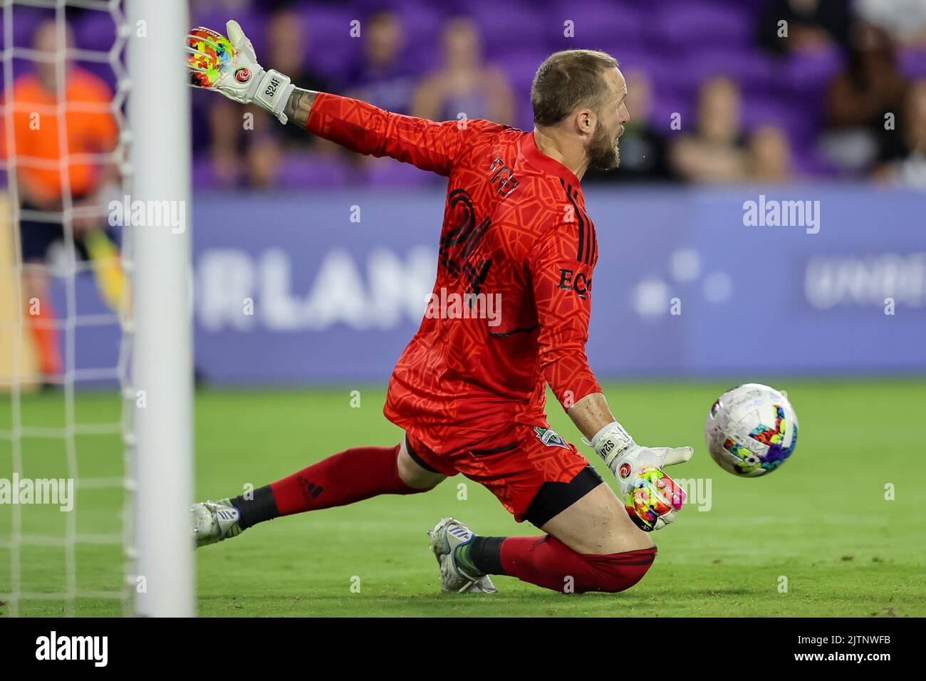 August 31, 2022: Seattle Sounders goalkeeper STEFAN FREI (24) attempts ...