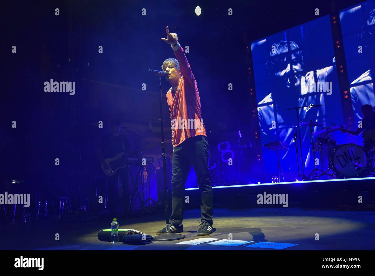 August 30, 2022, Rome, Italy: Louis Tomlinson in concert at Auditorium ...