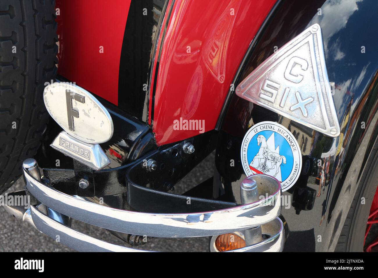 PRAZ-SUR-ARLY : Retromobile 2022 : CITROEN C6 : rear view Stock Photo ...