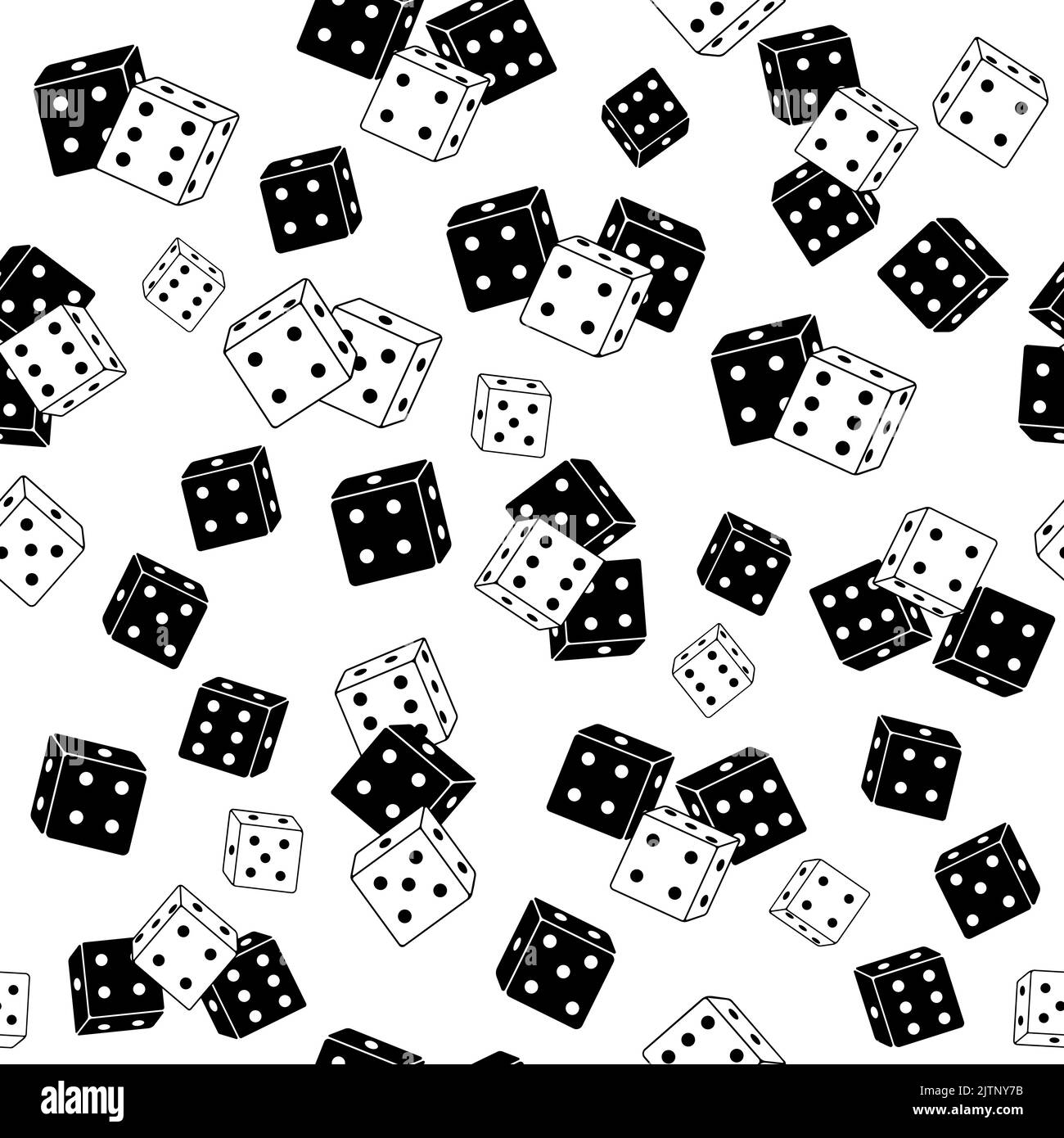Dice pattern, color vector illustration Stock Vector Image & Art - Alamy