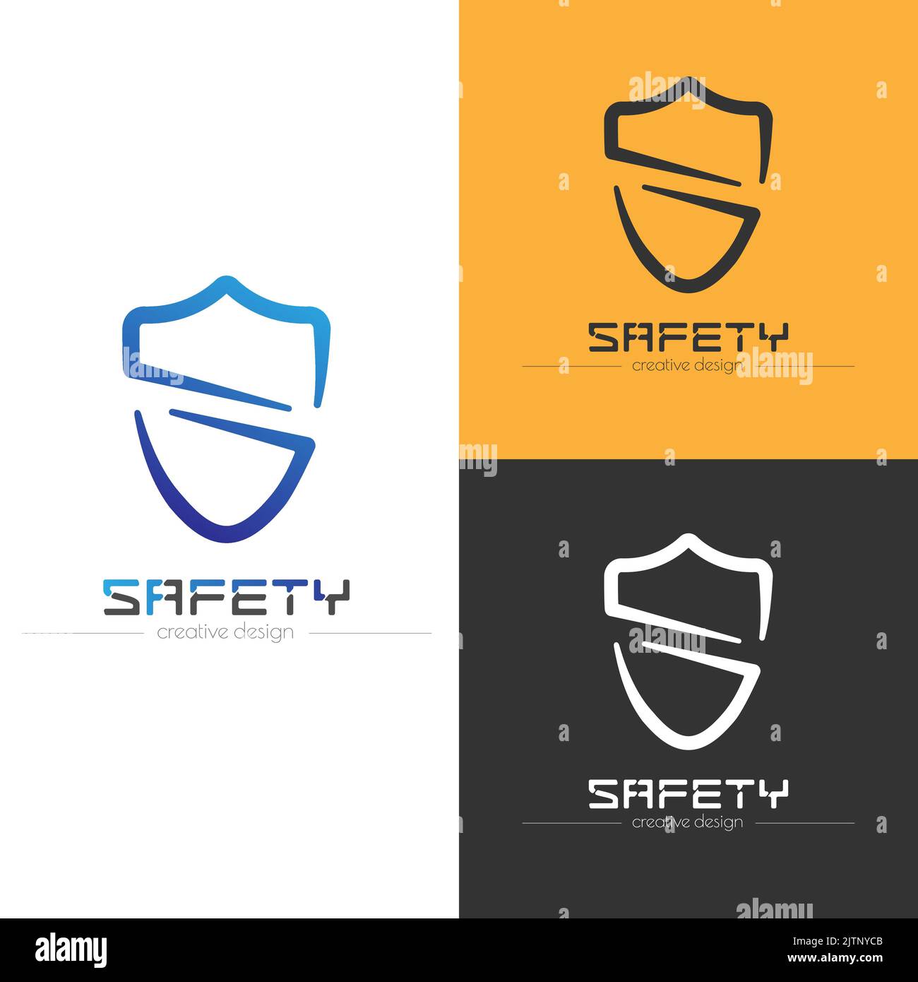Safety. A design element for a logo, brand, sticker or label. Icon ...