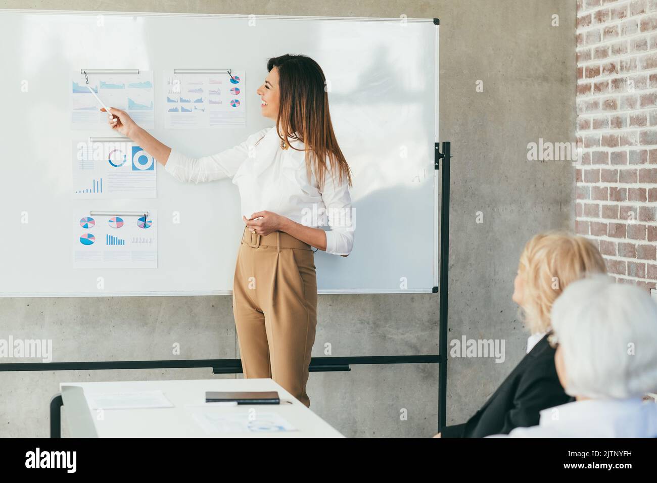 Successful business meeting colleagues hi-res stock photography and ...