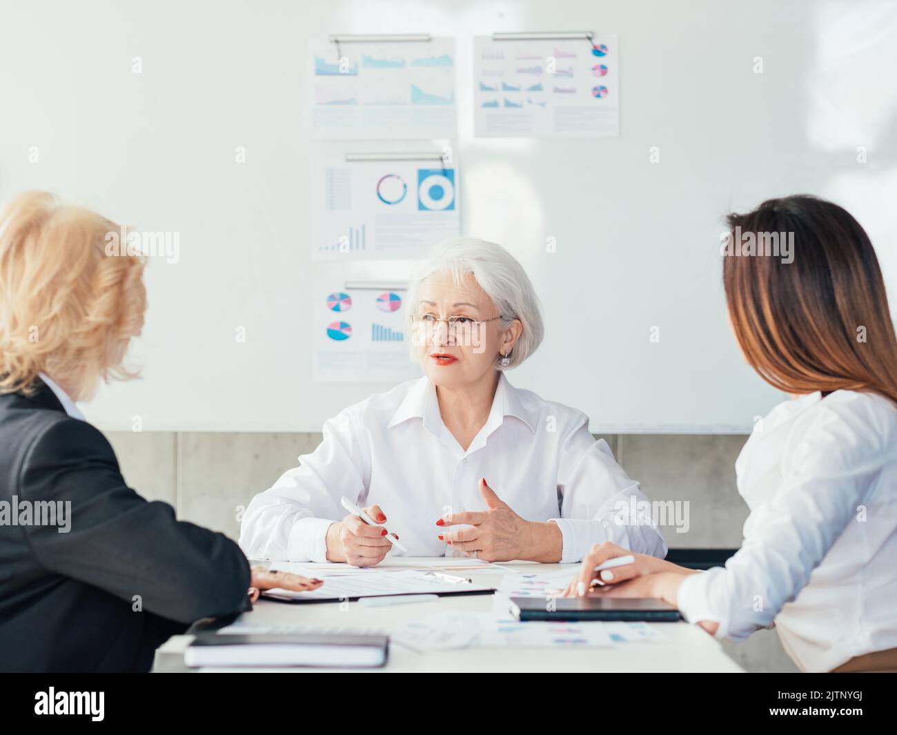 corporate board senior ceo business executives aim Stock Photo - Alamy
